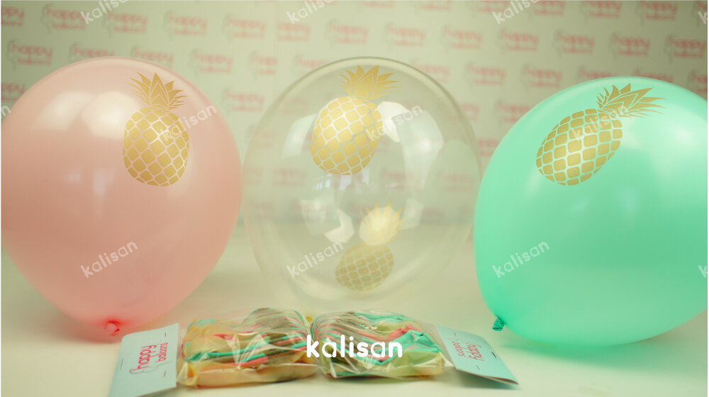 Ananas Baskılı Balon - Kalisan Balon