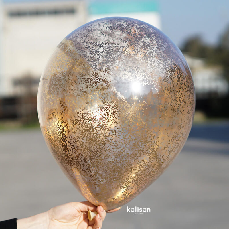 Rose Gold Sim Konfetili Balon Kiti - Kalisan Party Box – Balon Kit 74 ...